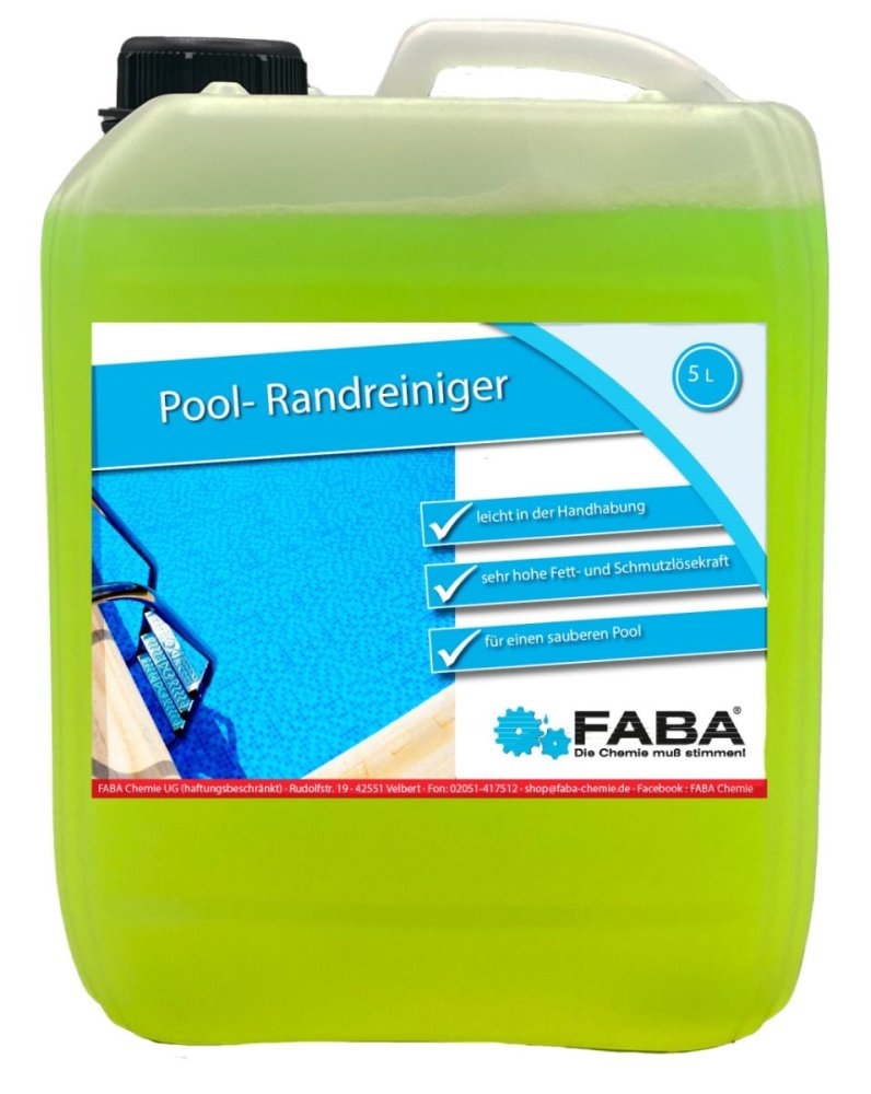 Produit de nettoyage pour piscines 5L :: XXLCOULEURS.fr