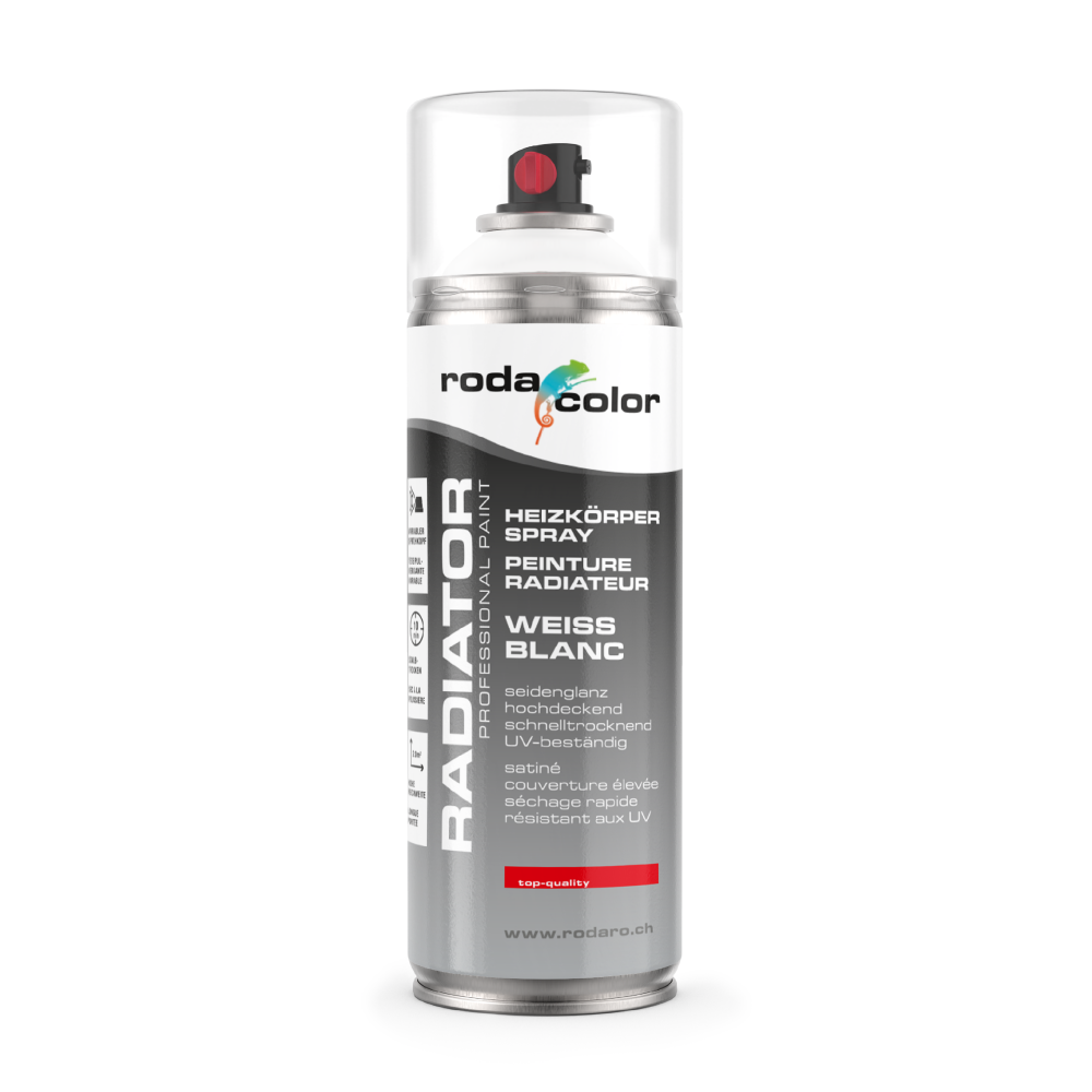 Spray pour radiateur Roda Color 400 ml :: XXLCOULEURS.fr