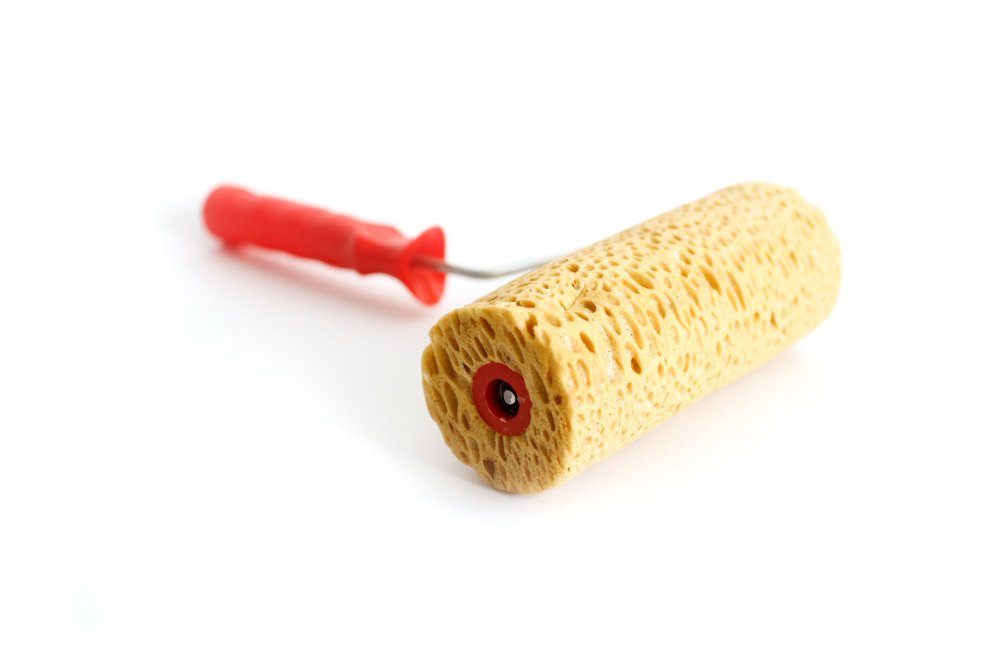 Synthetic sponge roller 200mm with plastic handle :: XXLCOLORS.com