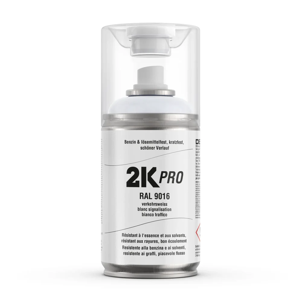 Peinture PU 2K-Pro blanche trafic | RAL 9016 brillant :: XXLCOULEURS.fr