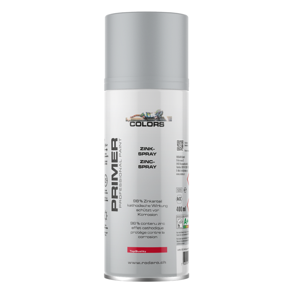 Zinkový sprej šedý COLORS 400 ml