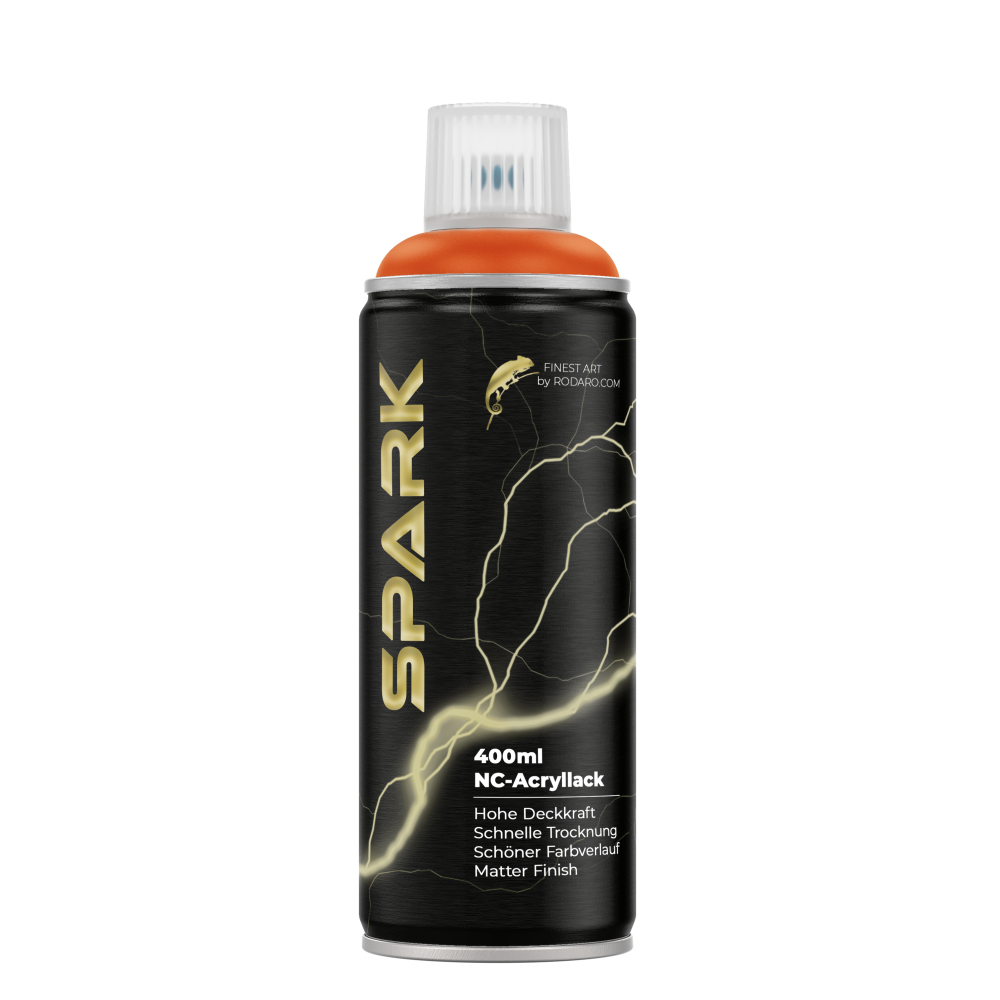 Acrylic Matte Spray Paint SPARK – orange 400 ml :: XXLcolors.com ...
